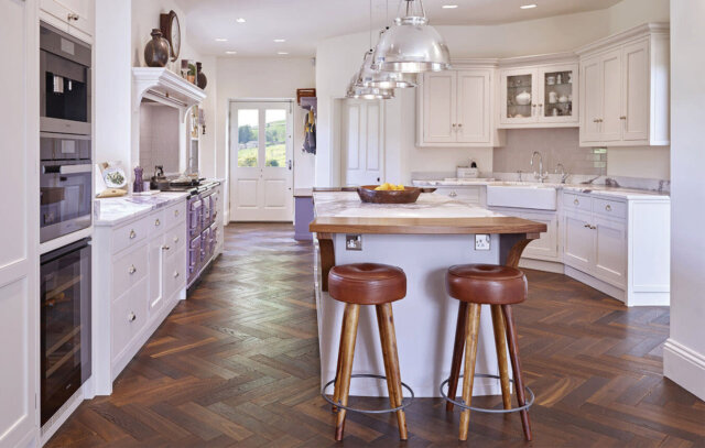 Neckar Herringbone Wood Flooring | Ted Todd Fine Wood Floors