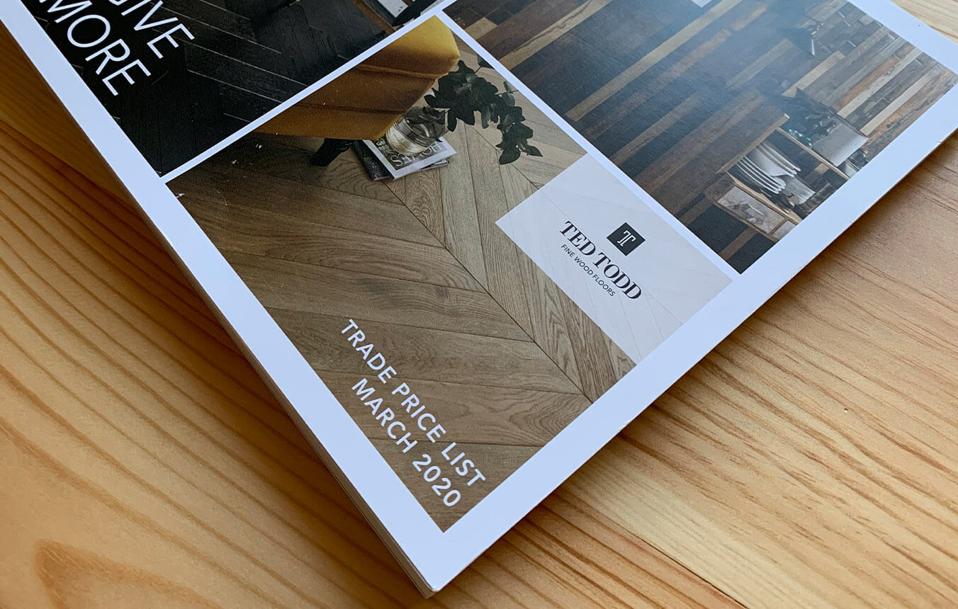 Trade price list order form - Ted Todd Fine Wood Floors