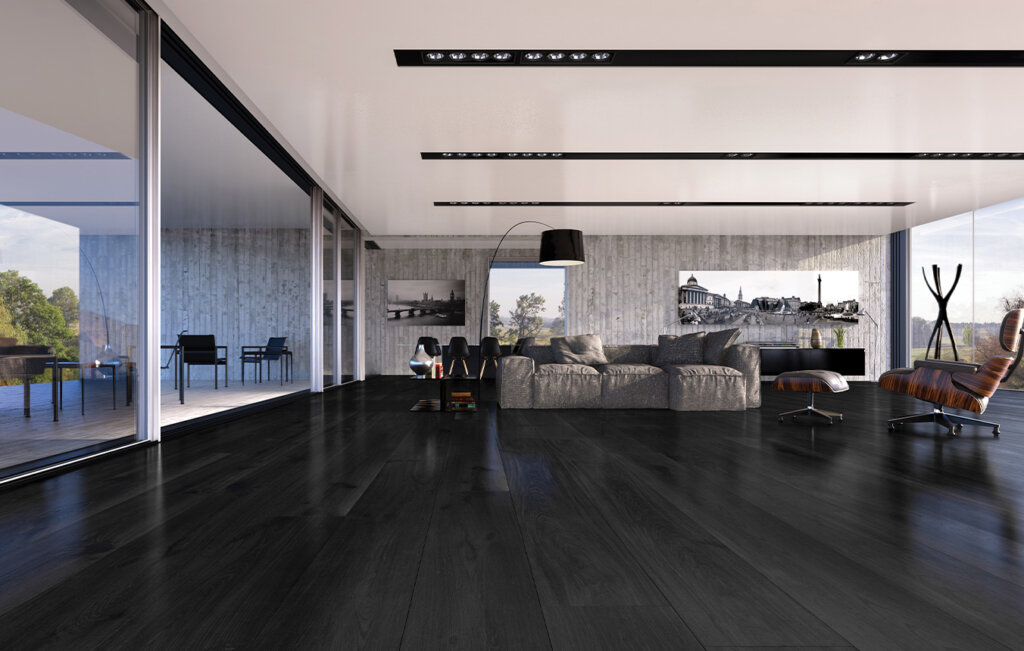 Ebony Herringbone Wood Flooring | Woodworks By Ted Todd